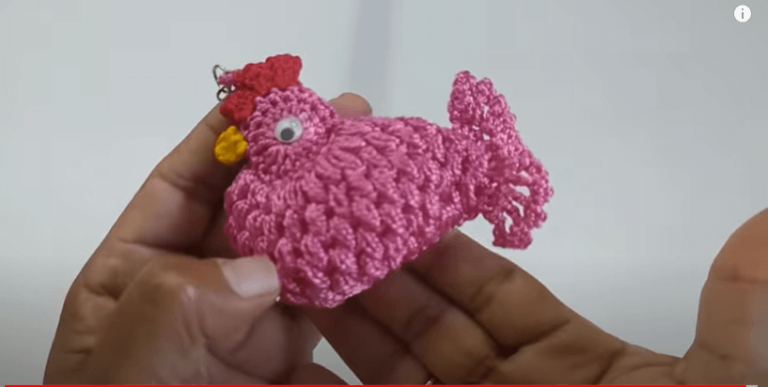 Easy And Fast Crochet Bird Keychain - Knitting Patterns DIY