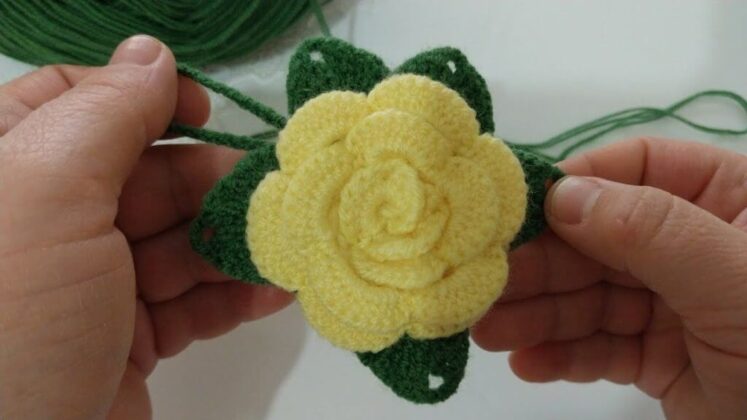 Wonderful Rose Knitting Pattern You'll Love - Knitting Patterns DIY