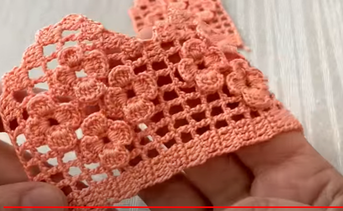 Border Pattern Sequential Lace Knitting - Knitting Patterns DIY