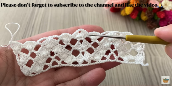 LONG STRIP PATTERN ZIGZAG LACE BRAID - Knitting Patterns DIY