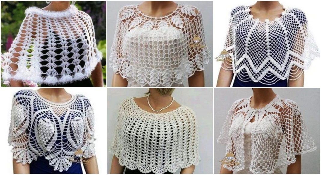 Easy Crochet Cape Pattern / Women Lace Pattern - Knitting Patterns DIY