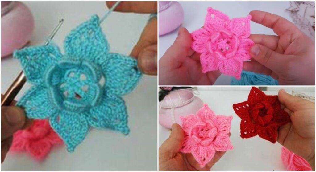 Very Easy Flower Knitting Work for Beginners