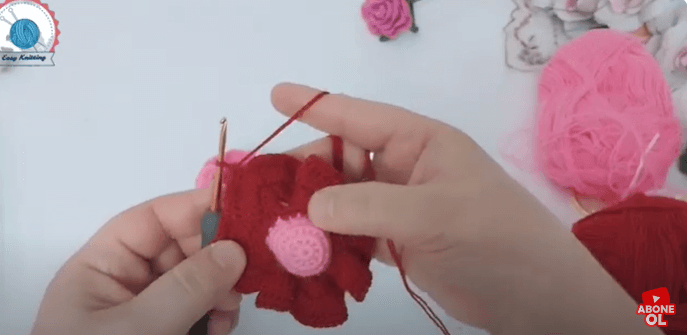 Incredibly Super Easy Crochet Wool Rose / How to do it?