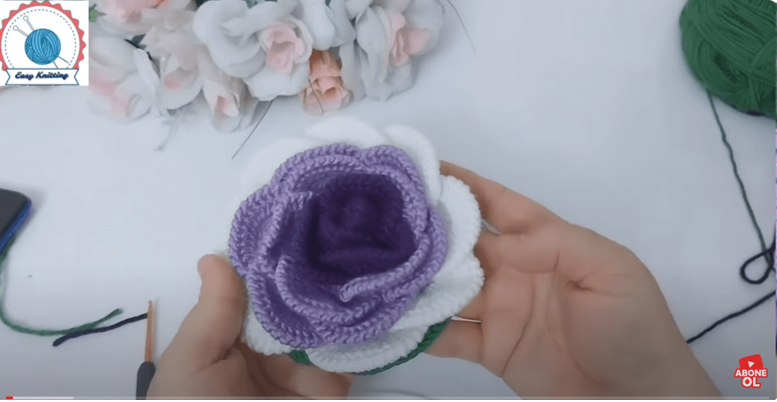 3D CROCHET ROSE BAG// How To Make ? Crochet Rose - Knitting Patterns DIY