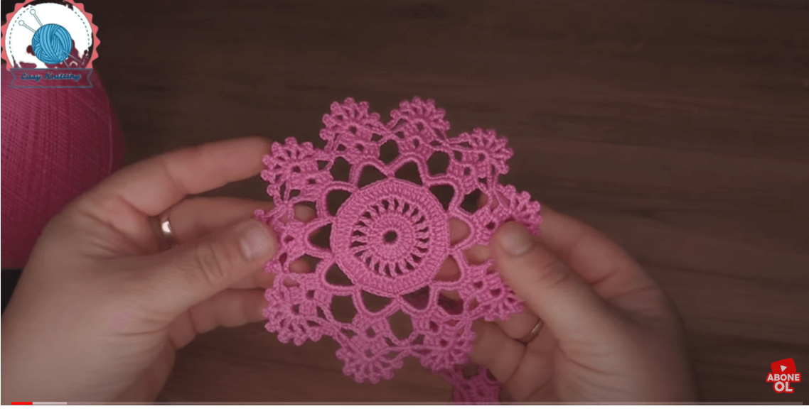 Wonderful Flower Crochet Lace Tutorial for Beginners - Knitting Patterns DIY