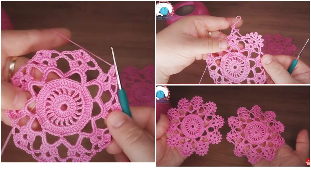 Wonderful Flower Crochet Lace Tutorial for Beginners - Knitting ...