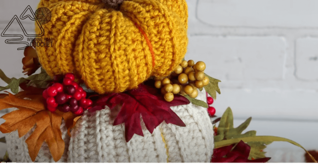 Stacked Pumpkin Centerpiece Crochet Tutorial, Step by Step